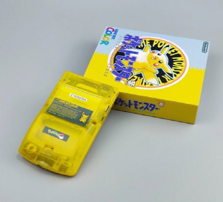NEW Pikachu Themed GBC With Q5 Light up Logo IPS Screen Mod W/box! - Etsy