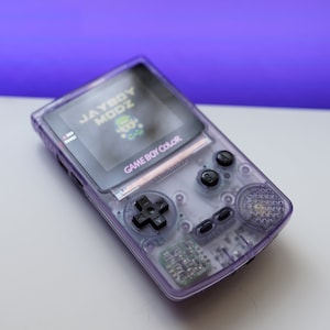 XL Gameboy Color! Atomic Purple Shell W/ Light up Logo Screen - Etsy