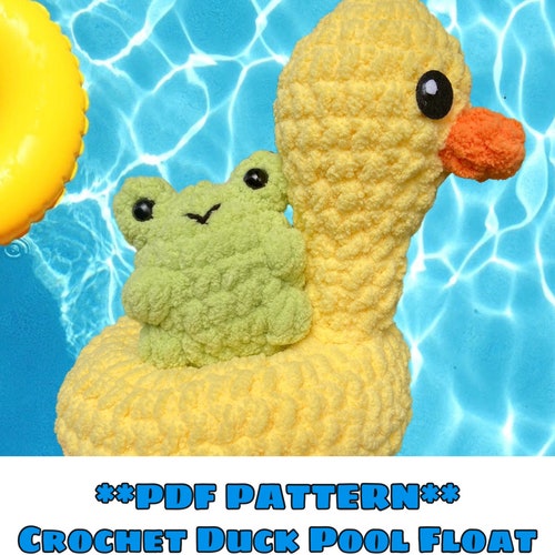 Crochet Duck With Frog Hat PATTERN PDF - Etsy