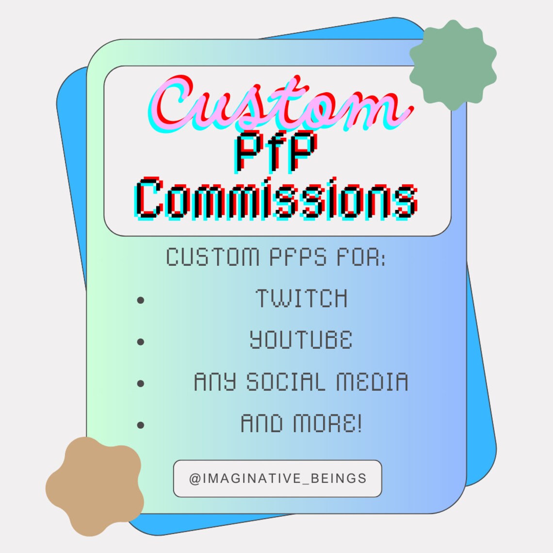 Custom Stylized Profile Picture - Etsy