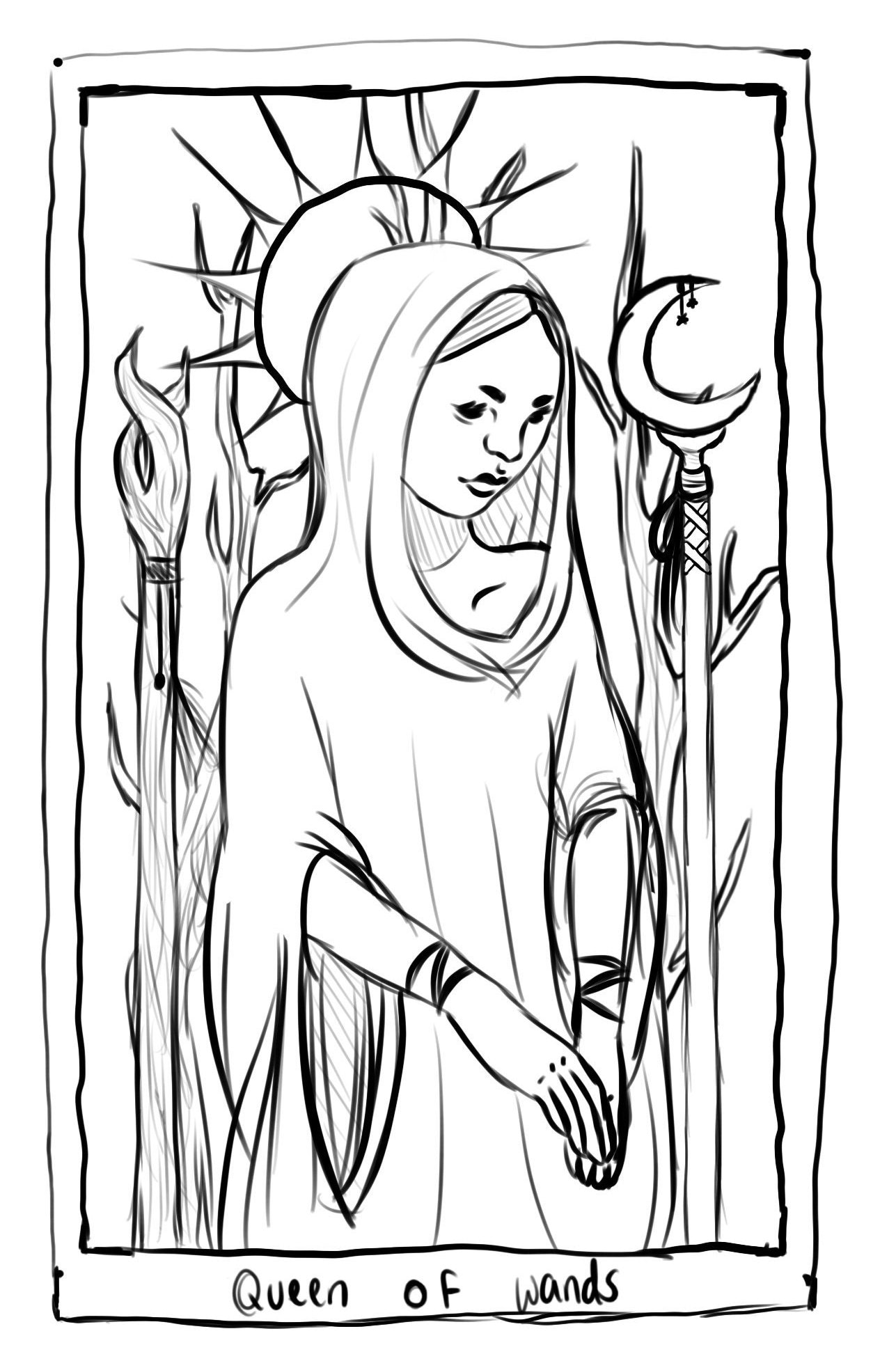 Custom Tarot Card Commission - Etsy