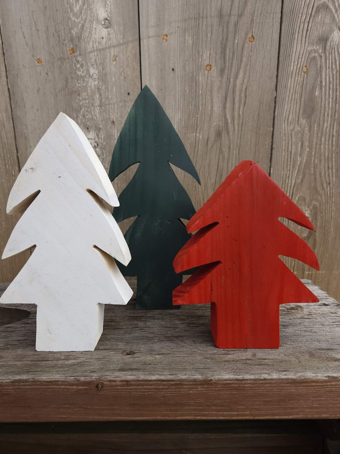 Rustic Wood Christmas Trees!! - Etsy