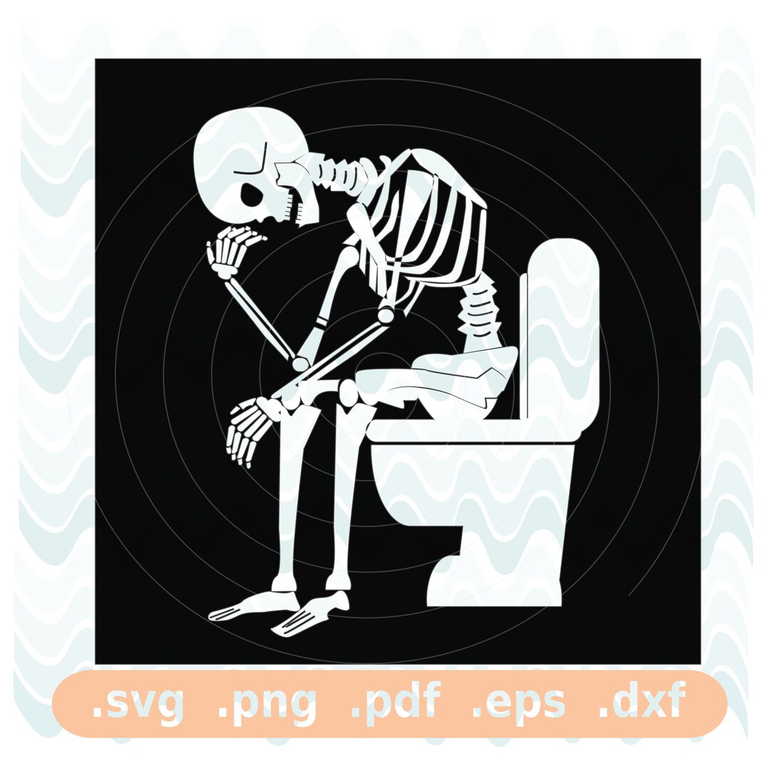 Skeleton Thinker in WC - SVG / Vector File / Digital Download ...