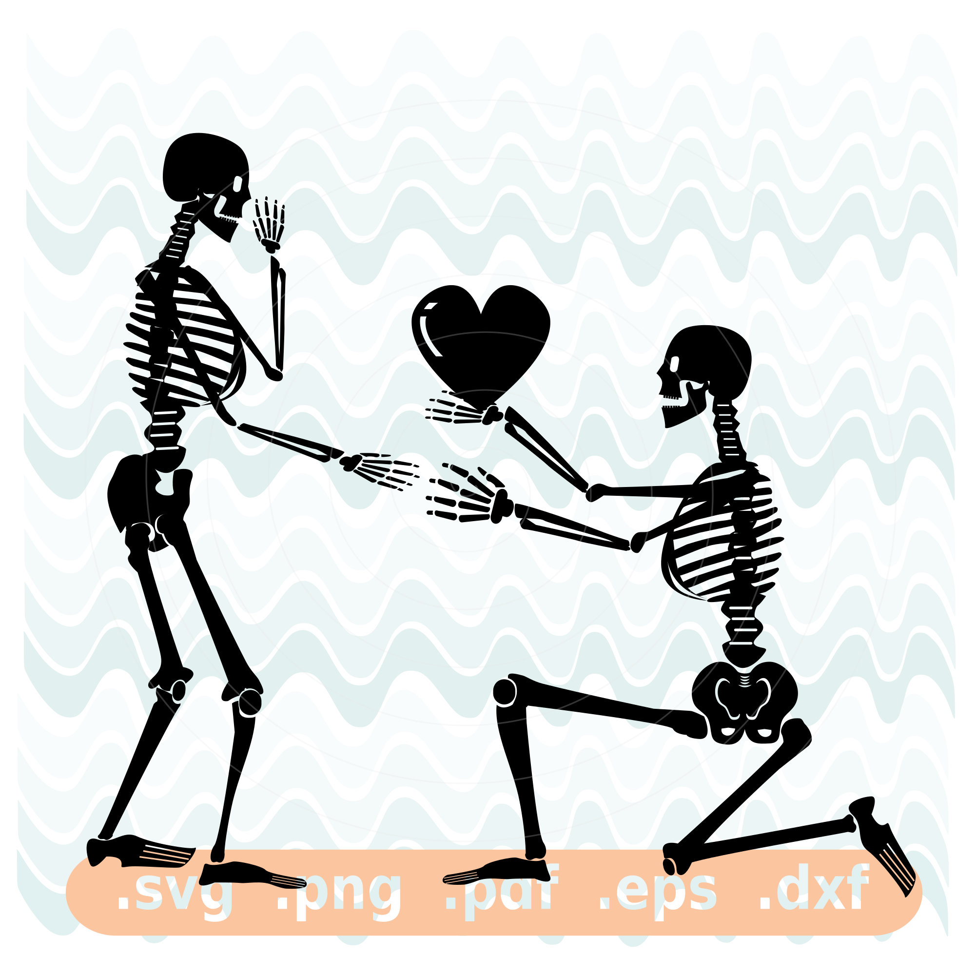 Skeleton Marriage Proposal - SVG / Vector File / Digital Download ...