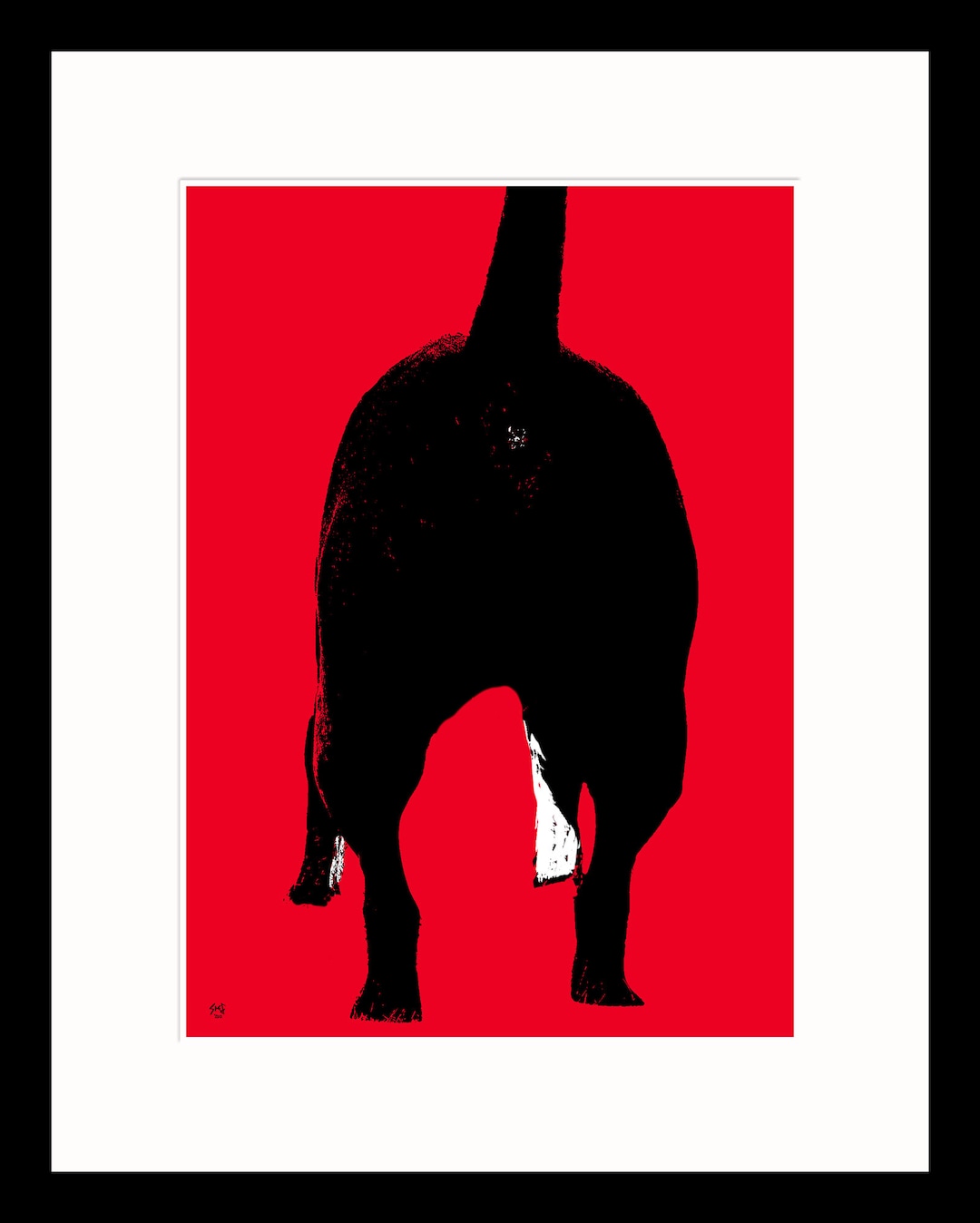 Staffie Art for Staffie Lovers Abstract Wall Pop Art Poster Print ...