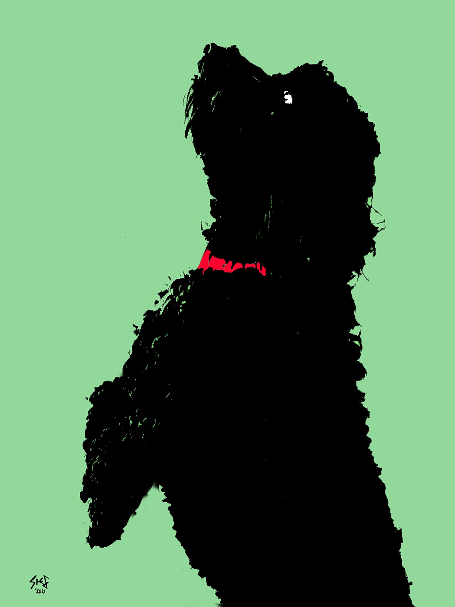 Cockapoo Art for Dog Lovers Abstract Wall Pop Art Poster Print - Etsy