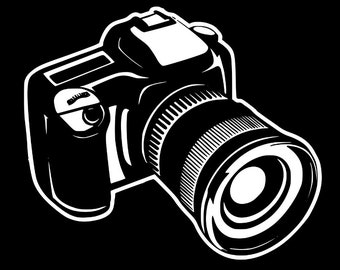 Camera decal | Etsy