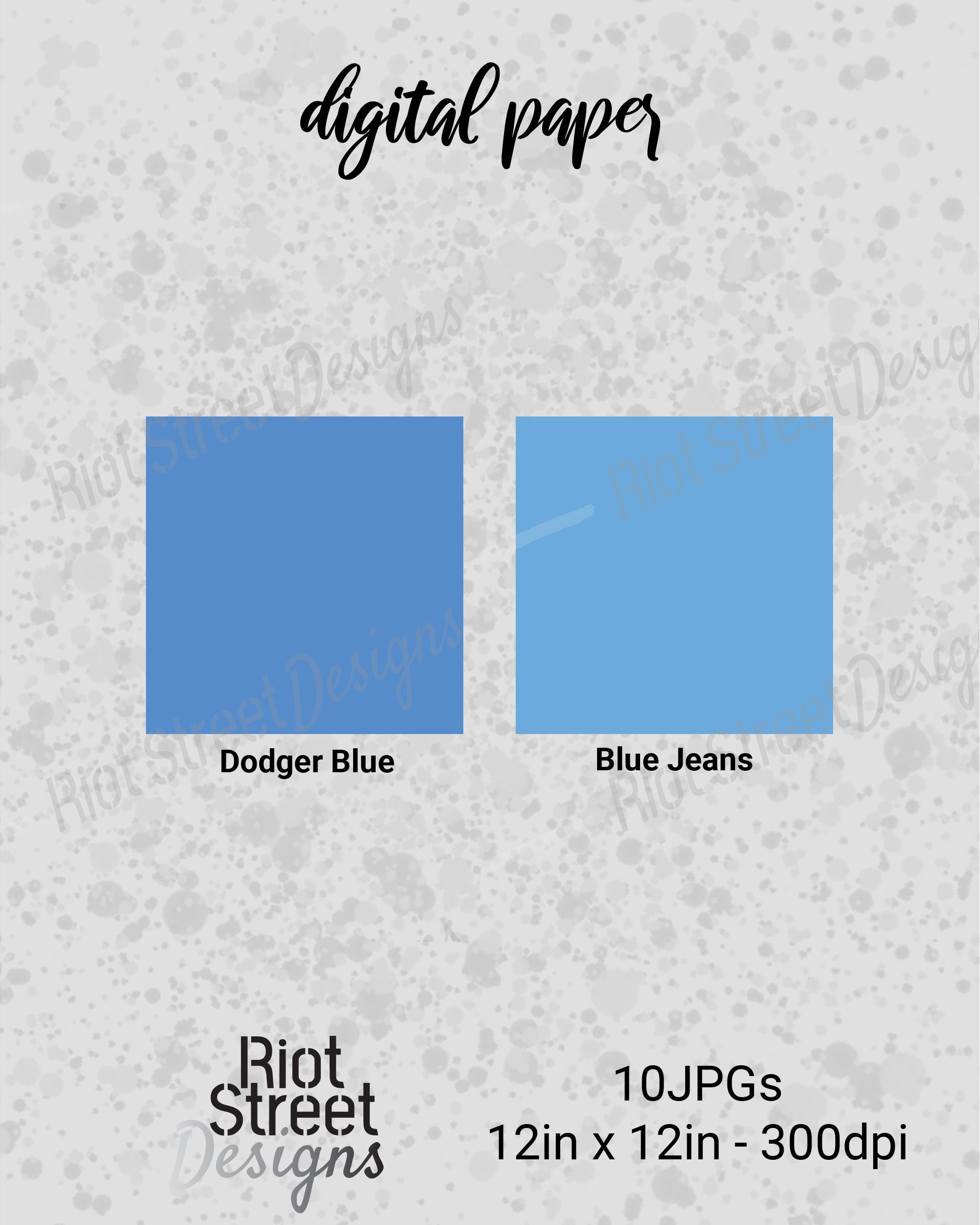 Solid Color Purple Digital Paper Pack Dark and Bright Solid Colors 10 ...