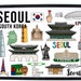 Seoul, Seoul Clipart, Seoul Digital Sticker, Clipart, Korean Stickers ...