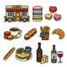 Paris Clipart Printable – 52 Cute Paris Stickers PNG | Paris ...