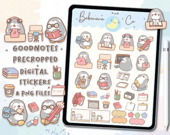 Study Kawaii Stickers - Etsy