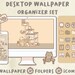 Cute Cozy Day Desktop Wallpaper Organizer Mac and Windows Organizer Mac ...