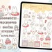 Menstruation Digital Stickers | Goodnotes Stickers | Cute Hand Draw ...