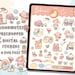 Bed Time Digital Stickers Goodnotes Stickers Cute Hand Draw Digits ...