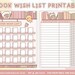 Books Wist List,reading Tracker,reading Journal Page,books to Read ...