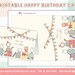 Printable Card ,happy Birthday Card Printable,cute Birthday Card,blank ...
