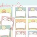 Printable Kawaii Notes Memo,note Pad Digital Download,cute Printable ...