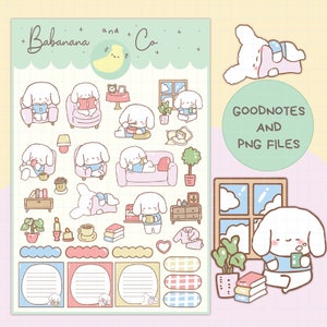 Cozy Day Digital Stickers | Goodnotes Stickers | Cute Hand Draw ...
