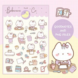 Plan Time Digital Stickers | Goodnotes Stickers | Cute Hand Draw ...