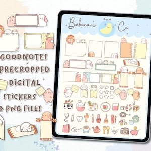 Let’s Plan Digital Stickers | Goodnotes Stickers | Cute Hand Draw ...
