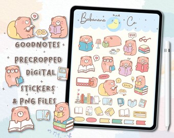 I Love Reading Stickers - Etsy