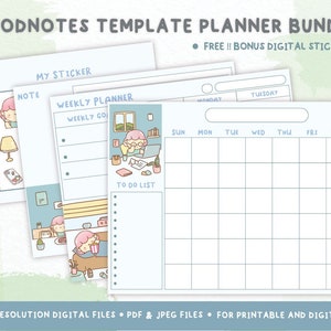 Goodnotes Template Planner Bundle,digital Planners,daily Planner,weekly ...