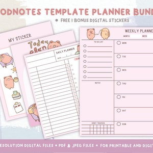 Goodnotes Template Planner Bundle,digital Planners,daily Planner,weekly ...