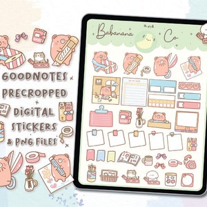 Planning Digital Stickers Goodnotes Stickers Cute Hand - Etsy