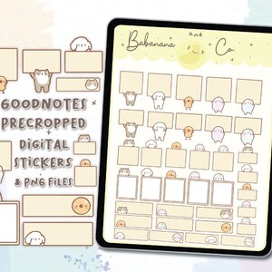 Mini Memo Digital Stickers | Goodnotes Stickers | Cute Hand Draw ...