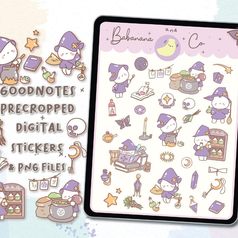 Witch Planner Stickers - Etsy
