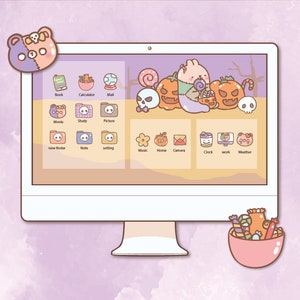 Halloween Desktop Wallpaper Organizer| Mac and Windows Organizer | Mac ...