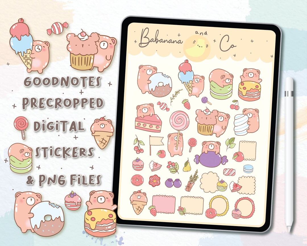 Need Sweet Digital Stickers Goodnotes Stickers Cute Hand - Etsy