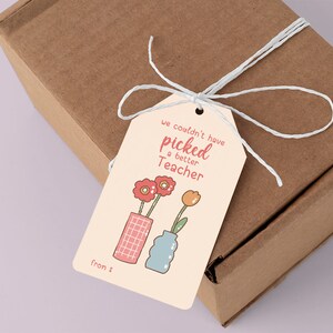 Printable Teacher Appreciation TAGS, Teacher Thank You Gift Tag ...