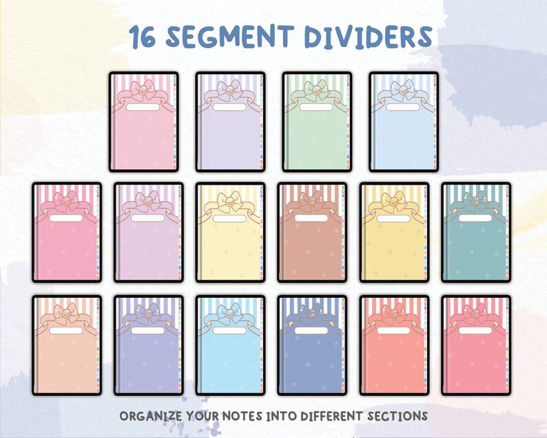 Digital Notebook PDF | 16 Hyperlinked Tabs | Goodnotes Notability Notes ...