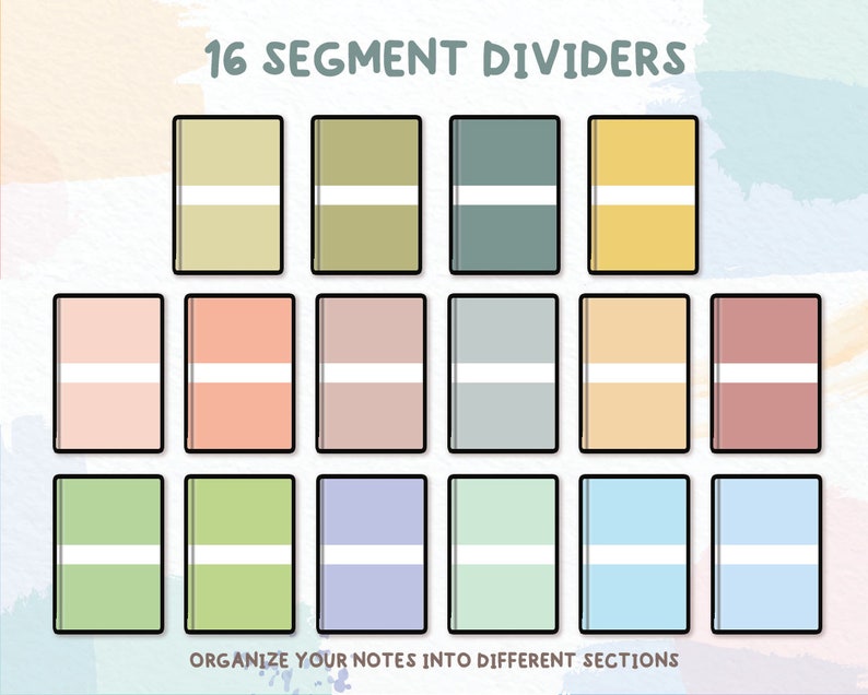 Digital Notebook PDF | 16 Hyperlinked Tabs | Goodnotes Notability Notes ...