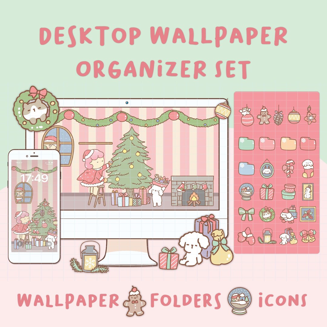 Chistmas Desktop Wallpaper Organizer| Mac and Windows Organizer | Mac ...