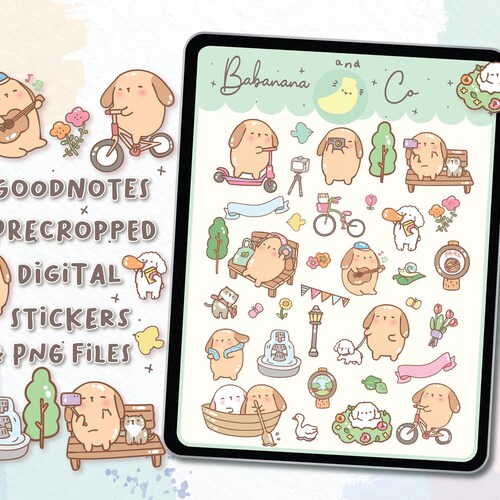 Park Digital Stickers Goodnotes Stickers Cute Hand Draw - Etsy