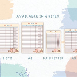 Wish List Printable,wishlist Template,shopping Tracker Sheet,digital ...