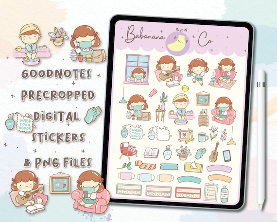Stay Safe Digital Stickers Goodnotes Stickers Cute Hand - Etsy UK