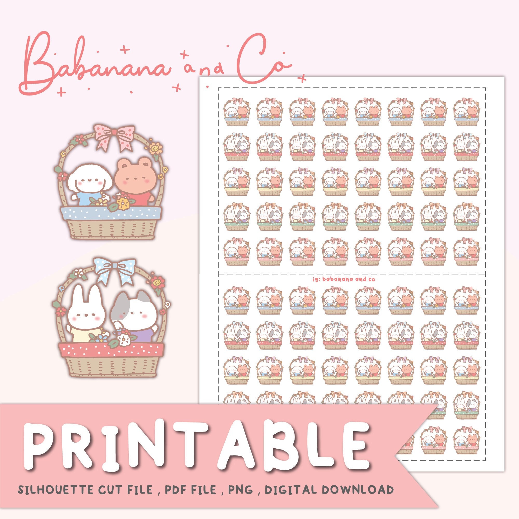Cute Stickers Note ,digital Stickers,hand Drawn Design,printable ...
