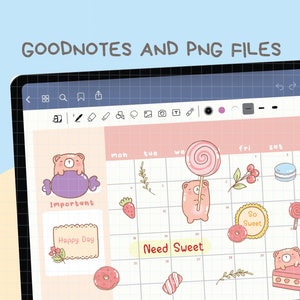 Need Sweet Digital Stickers | Goodnotes Stickers | Cute Hand Draw ...