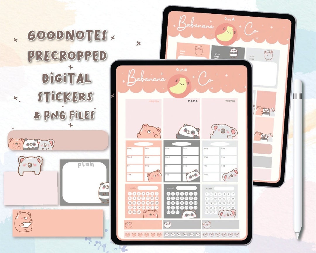 Sticky Note Digital Stickers | Goodnotes Stickers | Cute Hand Draw ...