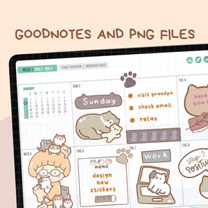 Memo Notes Digital Stickers | Goodnotes Stickers | Cute Hand Draw ...