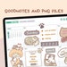 Memo Notes Digital Stickers Goodnotes Stickers Cute Hand Draw Digits ...