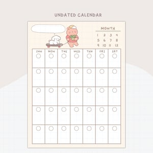 Happy Day Digital Planner Set|open Calendar,weekly Planner,note Paper ...
