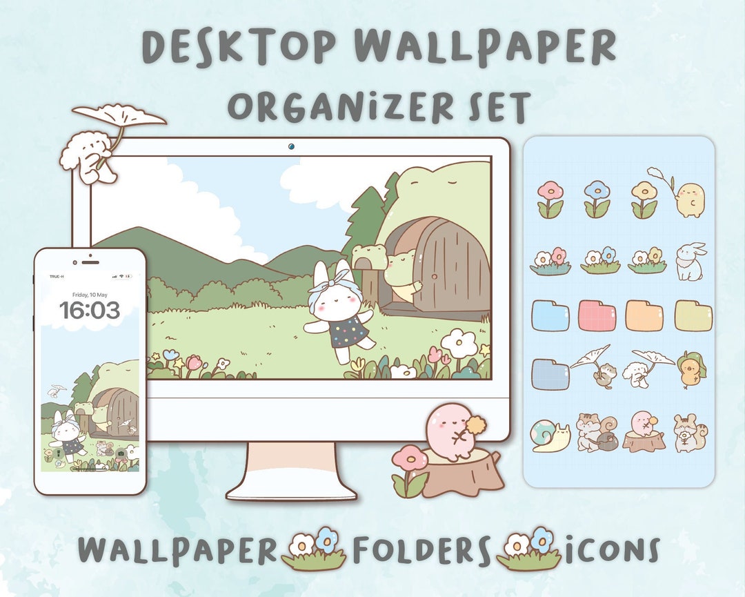 Happy Day Desktop Wallpaper Organizer| Mac and Windows Organizer | Mac ...