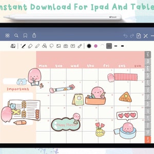 Happy Planner Digital Stickers | Goodnotes Stickers | Cute Hand Draw ...