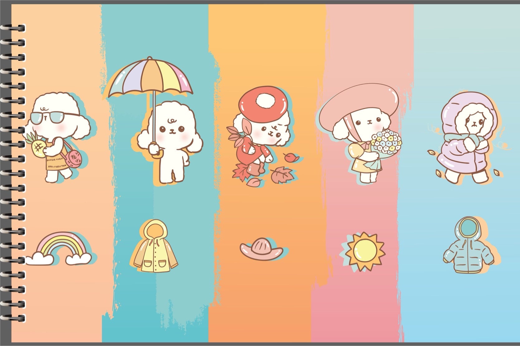 How is the Weather Today Theme Digital Stickers Goodnotes - Etsy