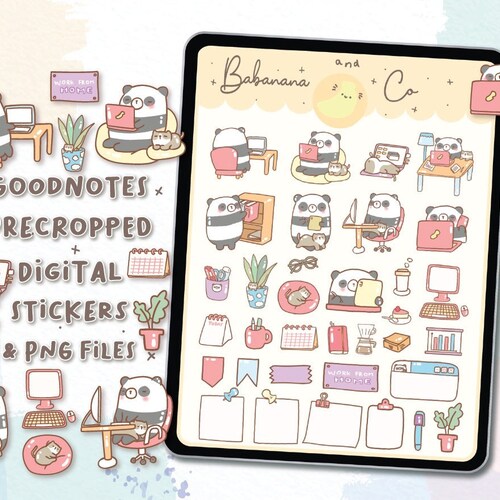 Coffee Time Digital Stickers Goodnotes Stickers Cute Hand - Etsy