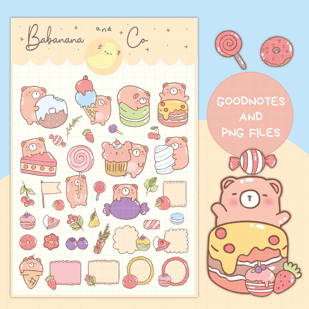 Need Sweet Digital Stickers | Goodnotes Stickers | Cute Hand Draw ...
